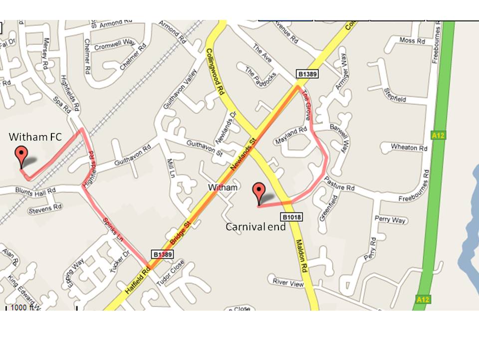 Procession Route Information – Witham Carnival